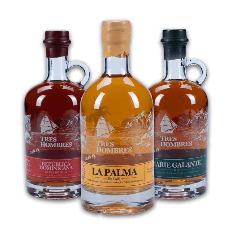 Tres Hombres Hip Flask